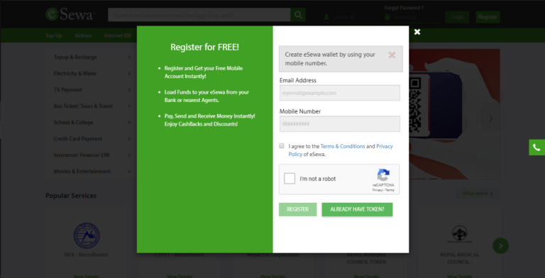 How To Register in eSewa? - eSewa