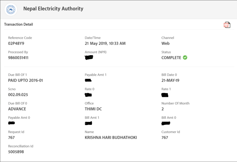 NEA Electricity bill payment through eSewa - eSewa