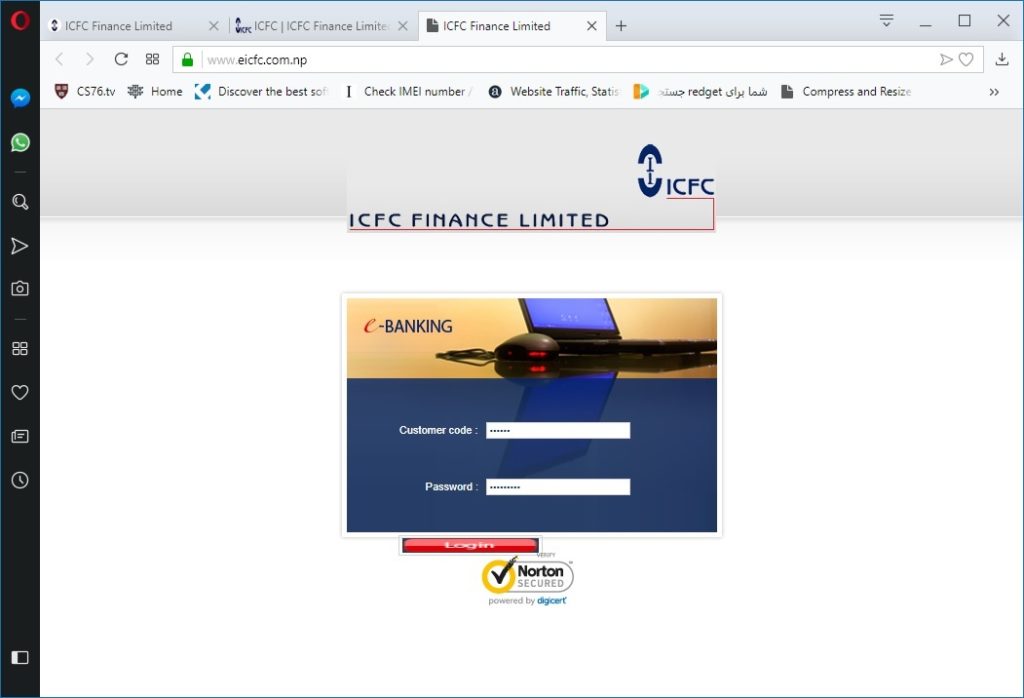 Load via ICFC Finance Ltd. - eSewa