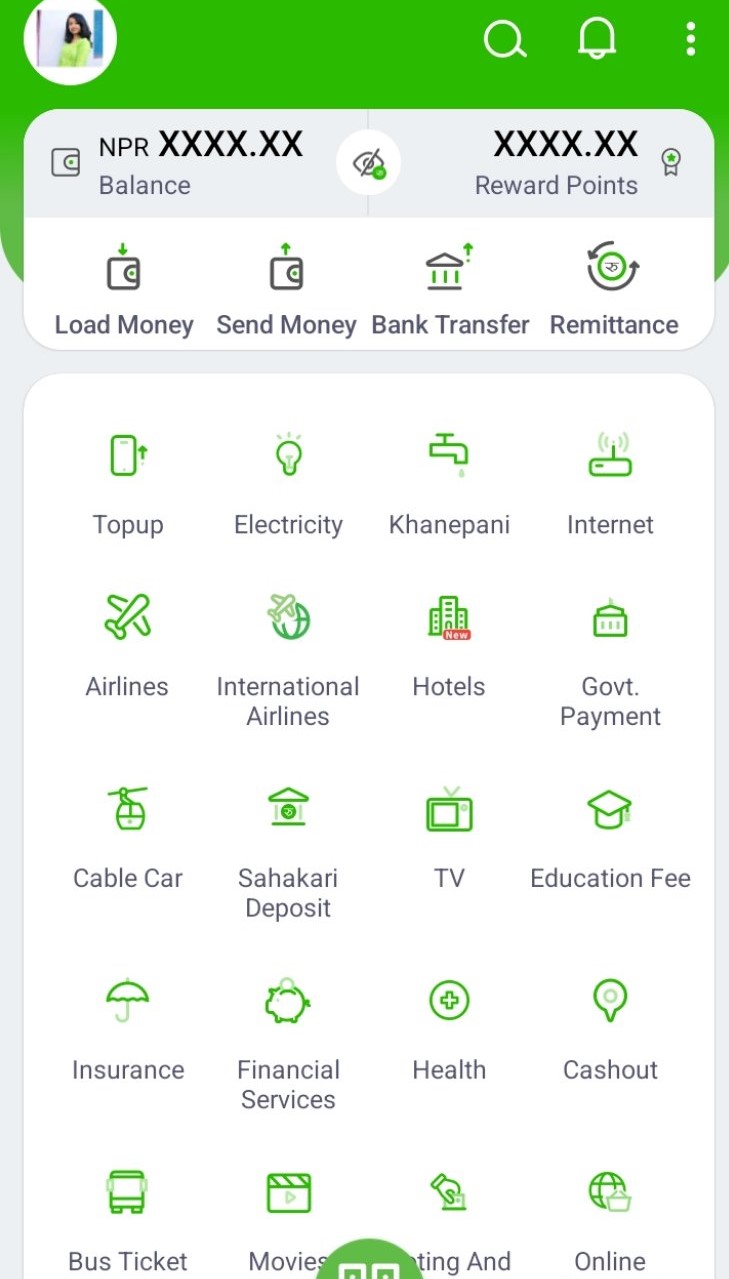 Load funds directly from eSewa app - eSewa