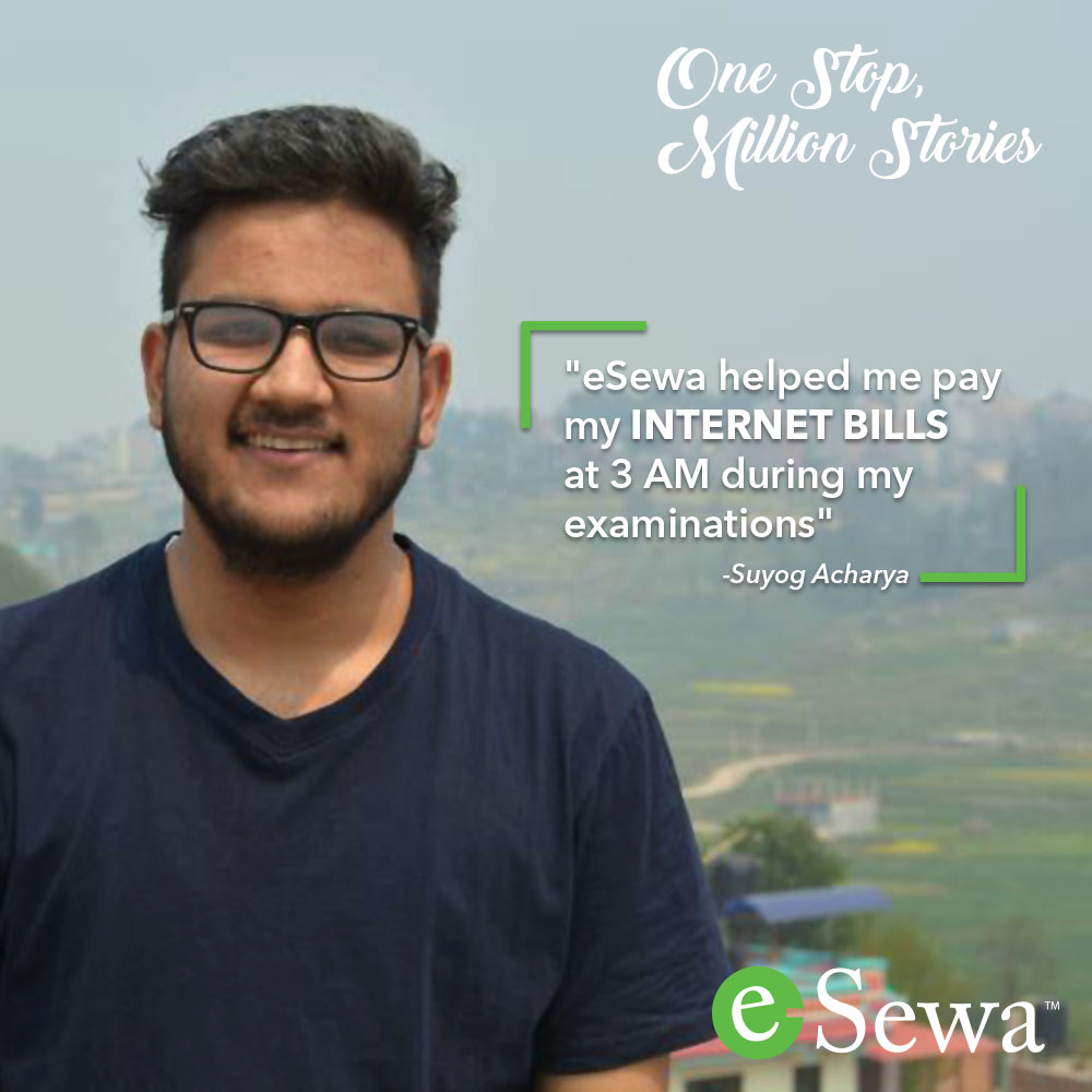 Mr. Suyog Acharya's 3 a.m. story - eSewa