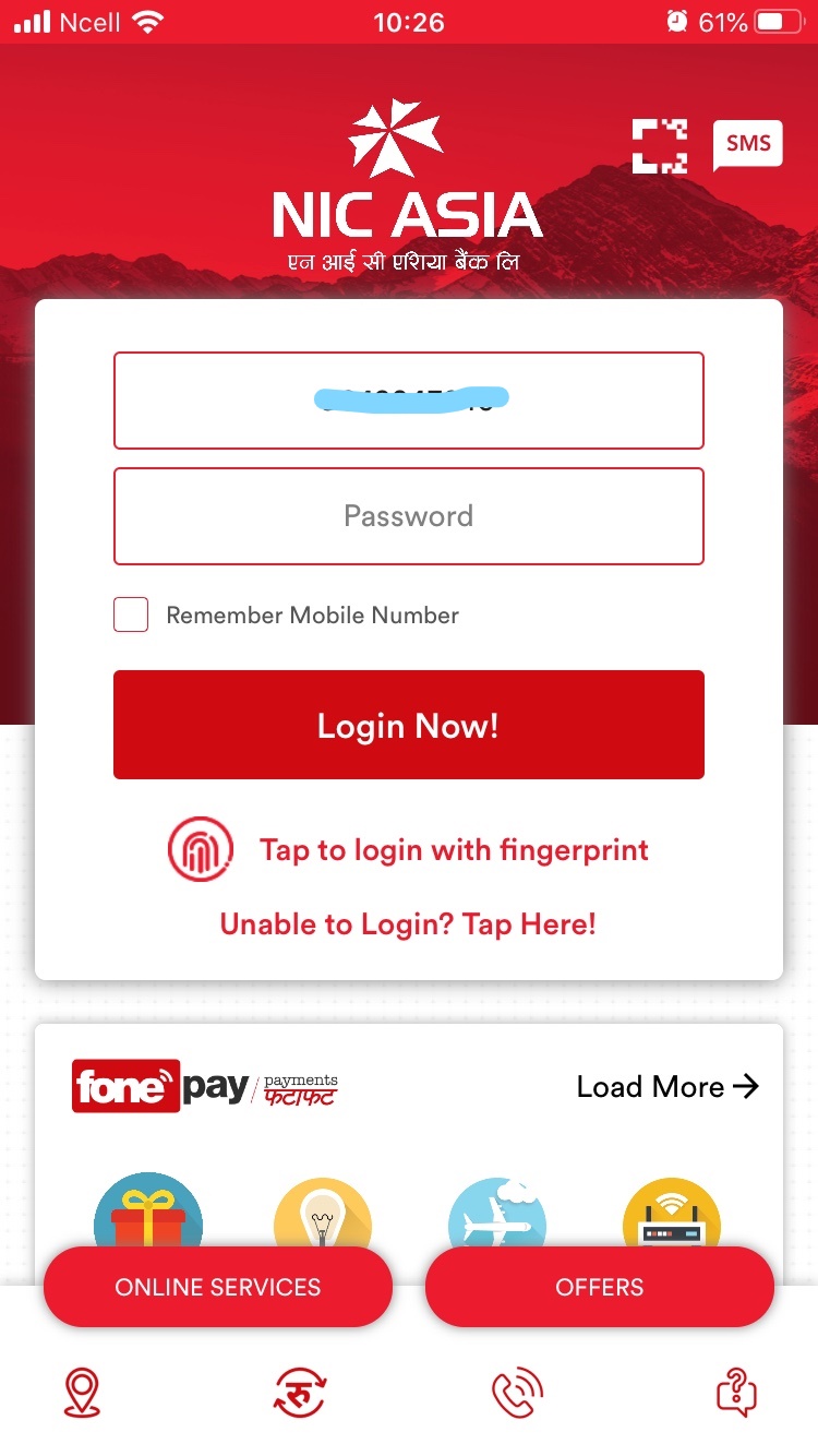 Load fund to eSewa from NIC Asia Mobile Banking - eSewa