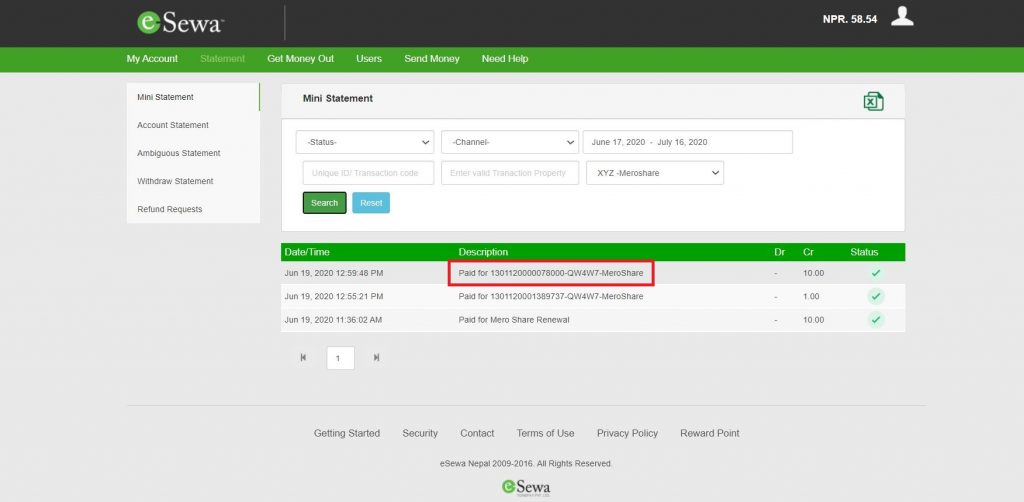 Merchant Panel Guide for Depository Participants - eSewa