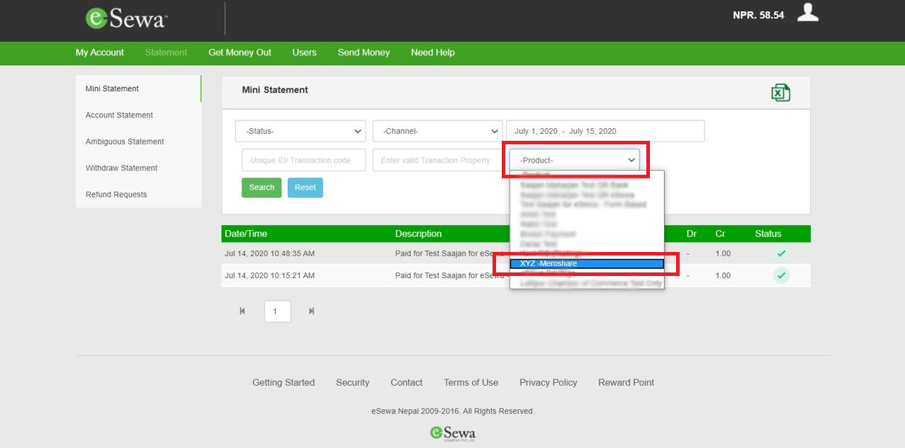 Merchant Panel Guide for Depository Participants - eSewa