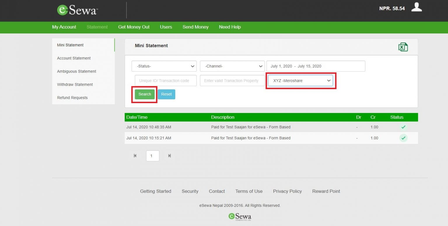 Merchant Panel Guide for Depository Participants - eSewa