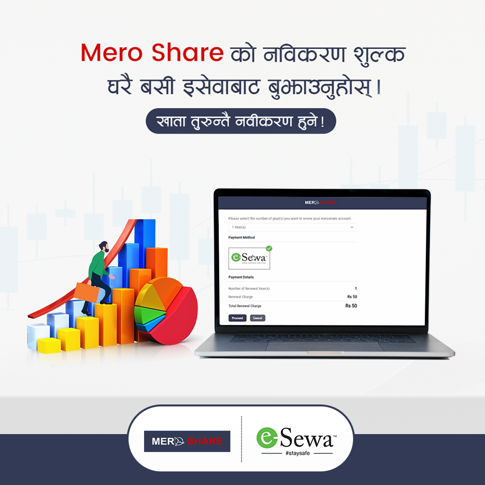 Renew Mero Share account from eSewa - eSewa