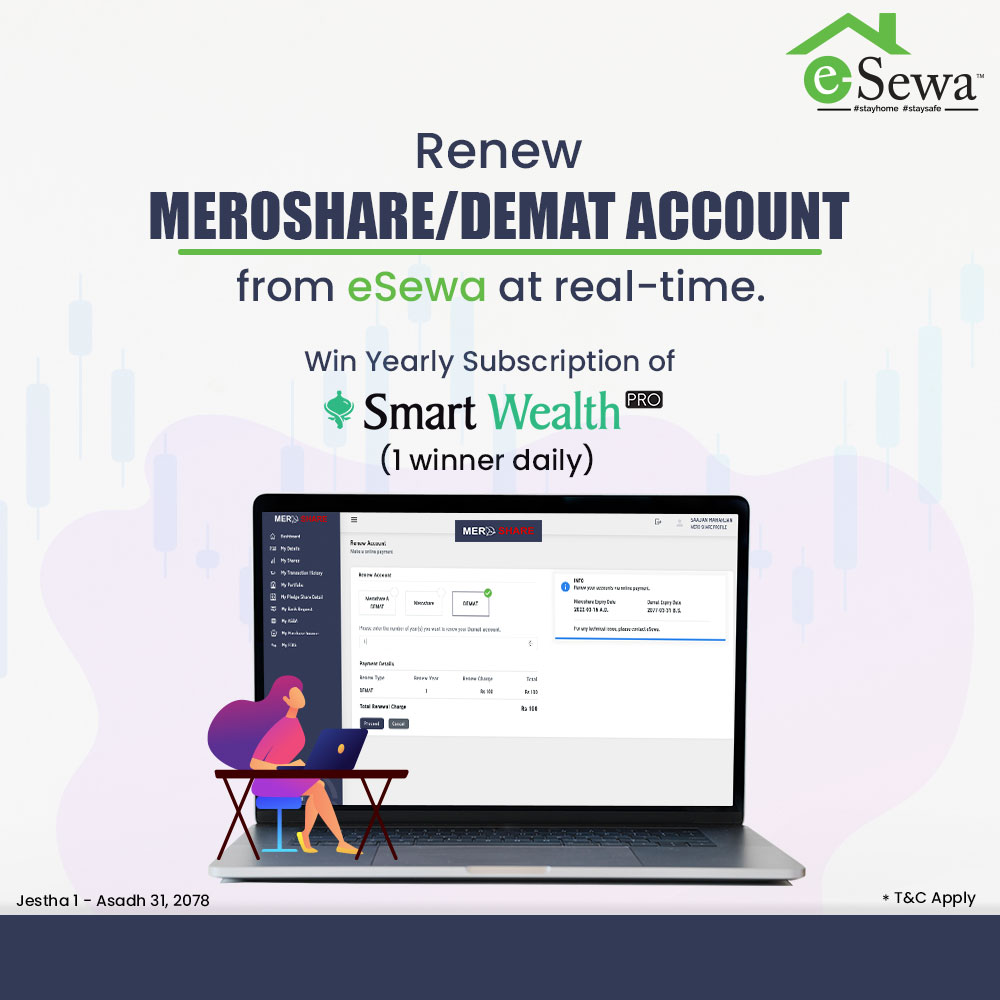 Renew Meroshare/DEMAT account to win Yearly Subscription of "Smart ...