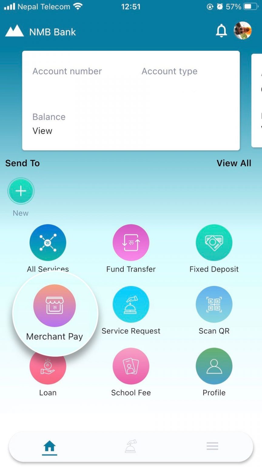 Load fund from NMB Bank’s Mobile banking - eSewa