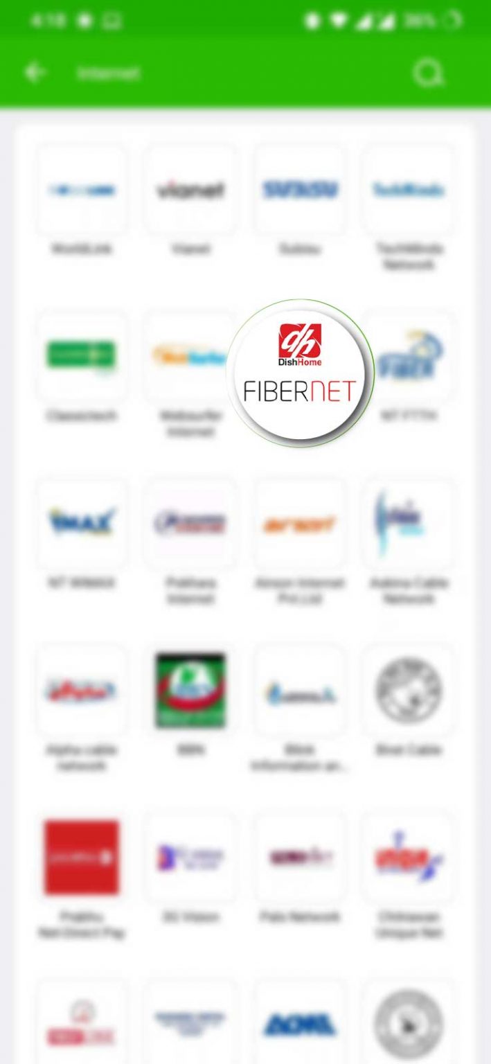 Pay for DishHome Fiber Net easily - eSewa