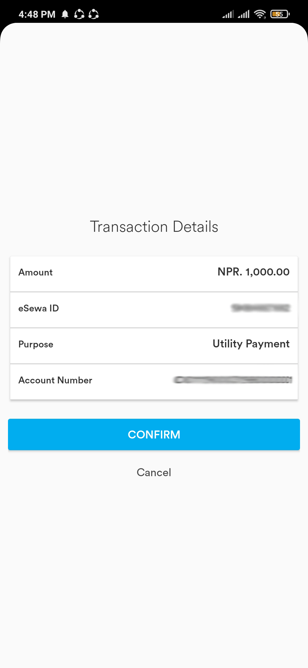 Load fund from Miteri Development Bank’s Mobile banking - eSewa