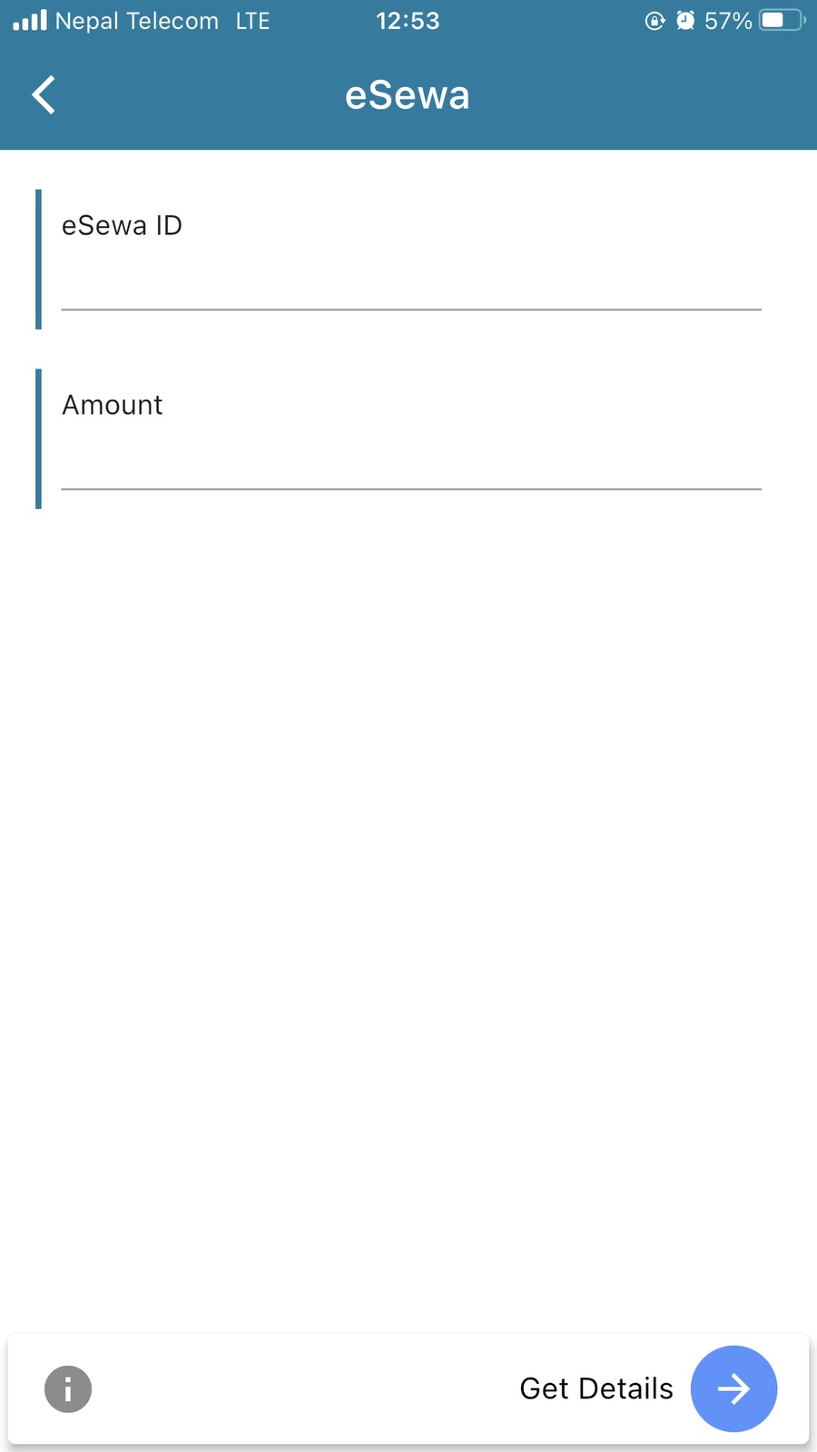 Load fund from NMB Bank’s Mobile banking - eSewa