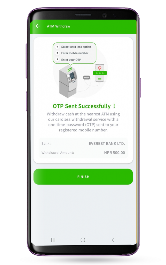 eSewa Wallet to ATM Withdrawal - eSewa