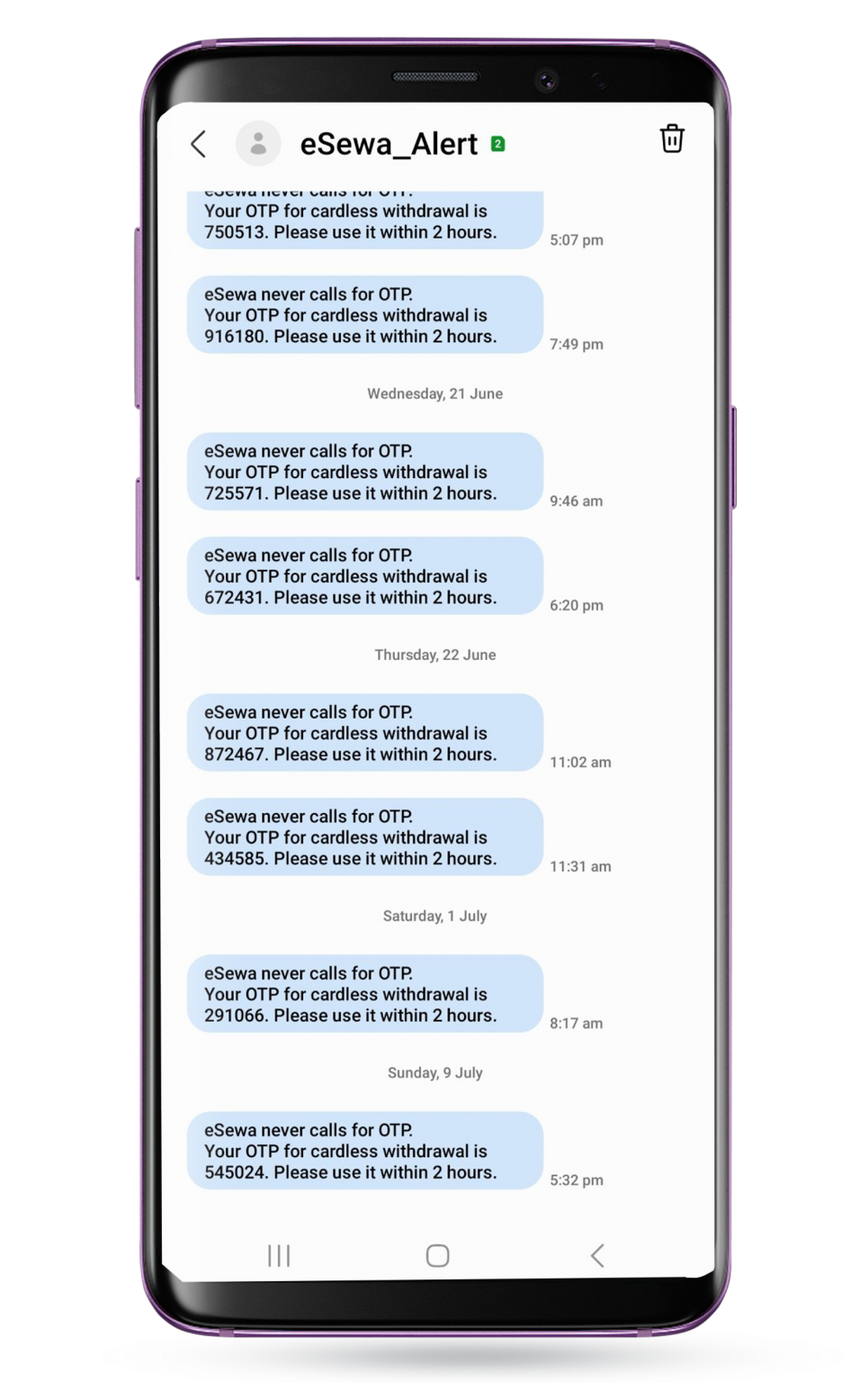 eSewa Wallet to ATM Withdrawal - eSewa